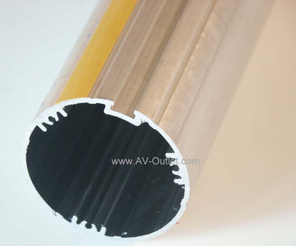 Rollease RTEA6T16-3S Roller Shade Tubes, 2.5 inch (63mm) Sample