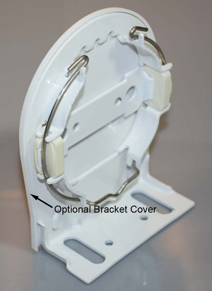 ZMC RS-911 Somfy 50 Series Sonesse ULTRA DC Motor Bracket, White