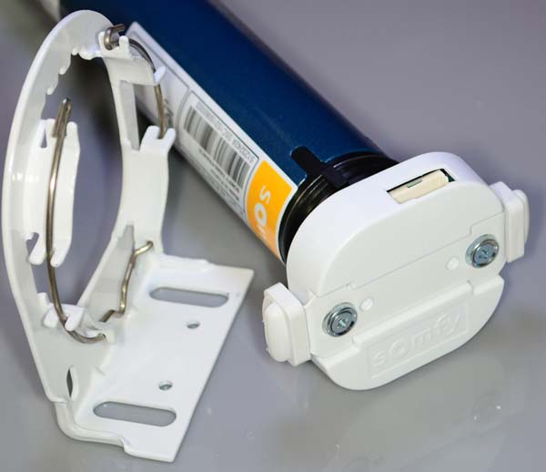 ZMC RS-911 Somfy 50 Series Sonesse ULTRA DC Motor Bracket, White