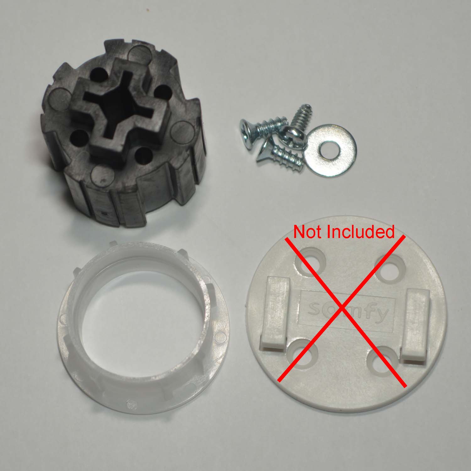 Somfy 9025712 RU24WF Crown/Drive Adapter Kit - 1.125 inch Tubes