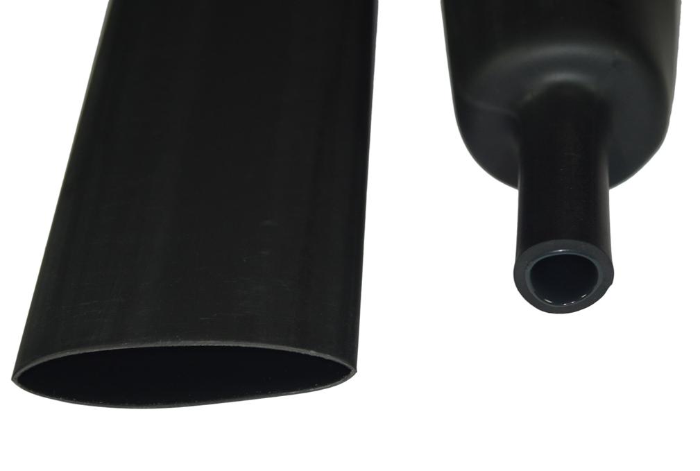 DW1S4X-32.0-BK Dual Wall Adhesive 4:1 Heat Shrink Tube 32mm-1.25